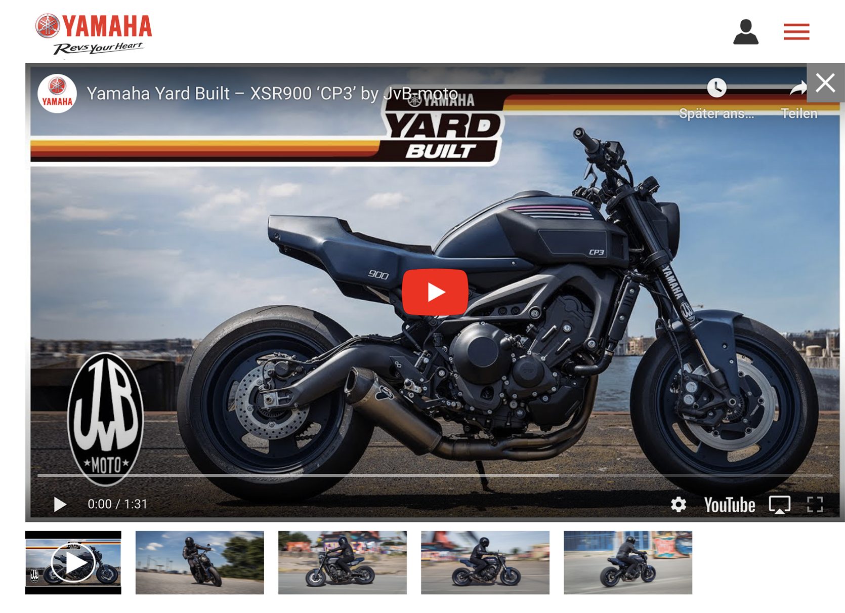 CP3 On Yamaha website + Video • JvB-moto